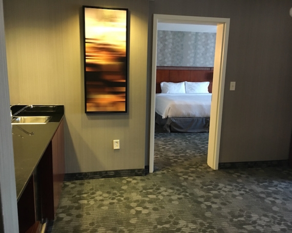 Courtyard Marriott Guest Room Sitting Area | ES Development & Mgt..