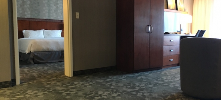 Courtyard Marriott Guest Room Living Space | ES Development & Mgt.
